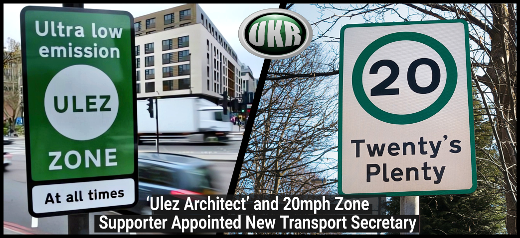‘Ulez Architect’ and 20mph Zone Supporter Appointed New Transport ...