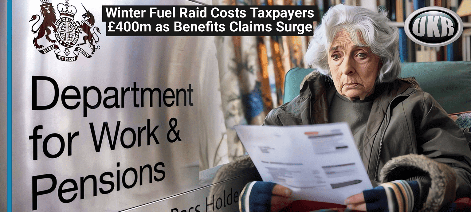 Labour’s Winter Fuel Raid Costs Taxpayers £400m as Benefits Claims ...
