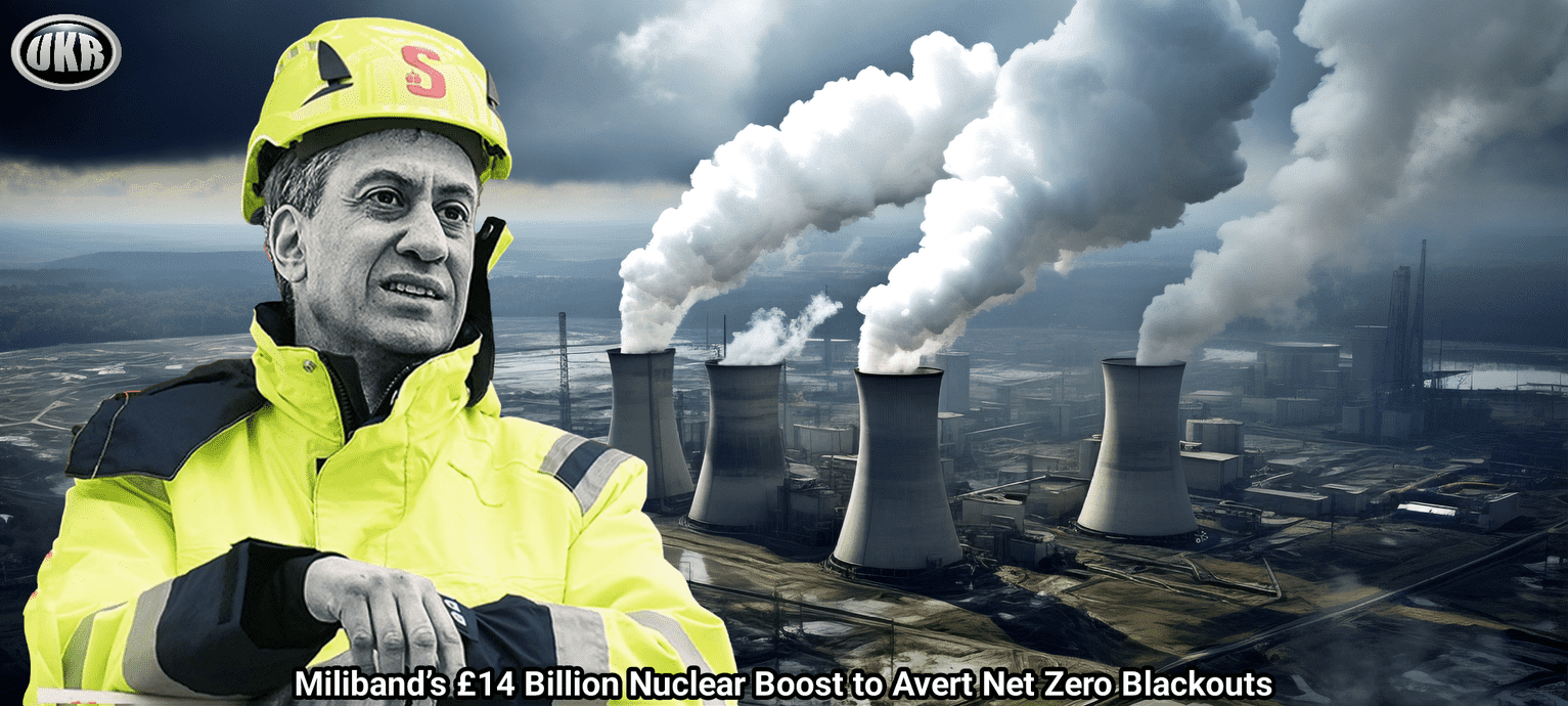 Miliband’s £14 Billion Nuclear Boost to Avert Net Zero Blackouts | UK ...