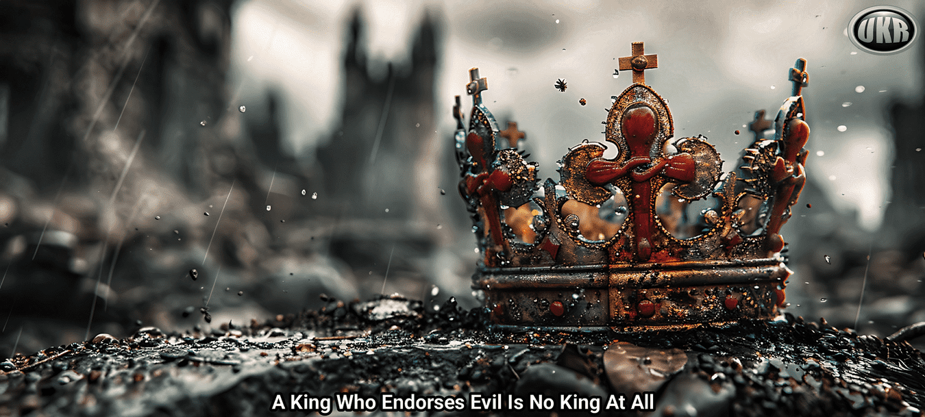 A King Who Endorses Evil Is No King At All | UK Reloaded